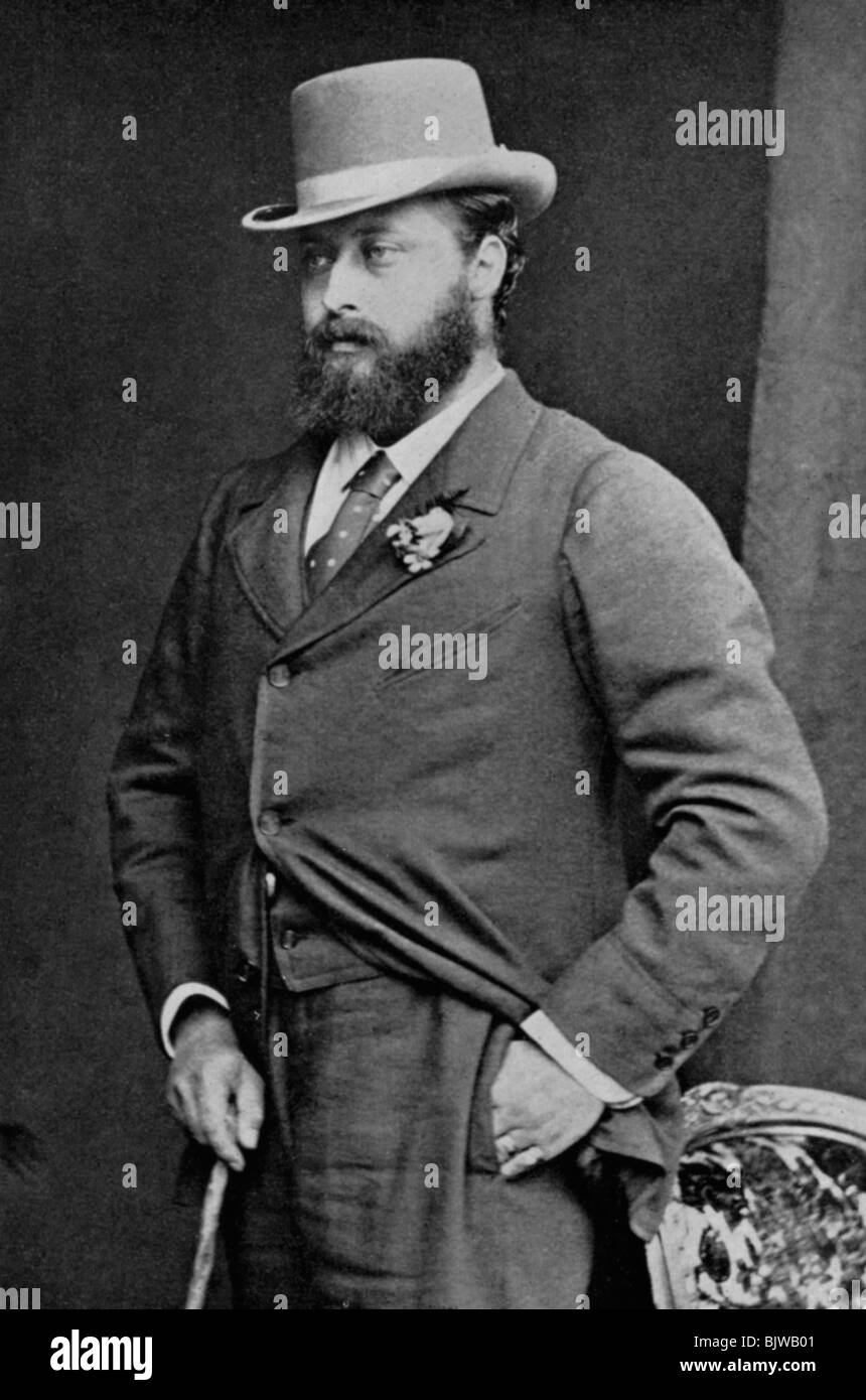 The Prince of Wales, 1870, (1964). Artist: Russell & Sons Stock Photo ...