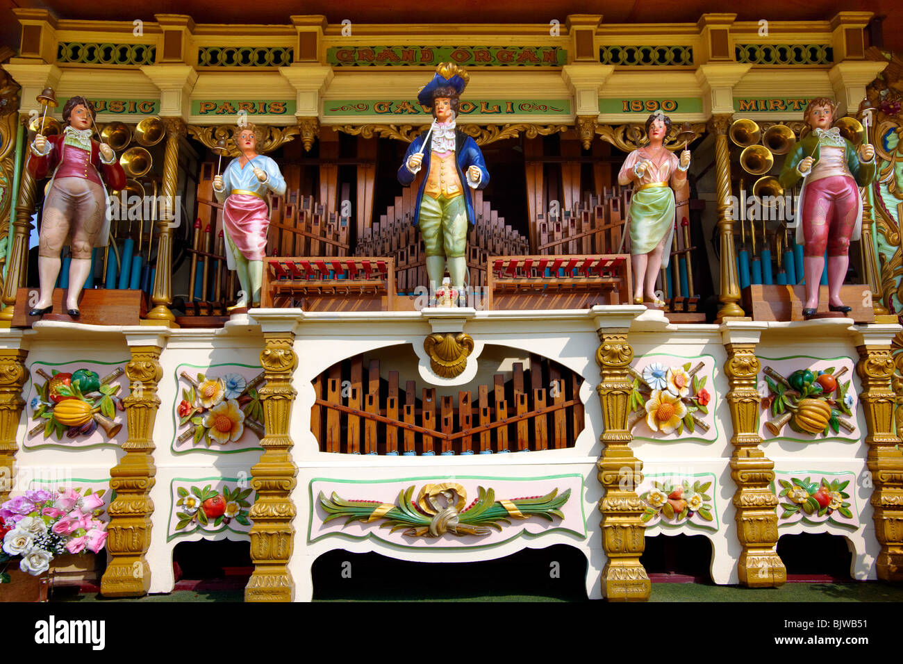 Gavioli Fairgrounf steam organs Stock Photo - Alamy