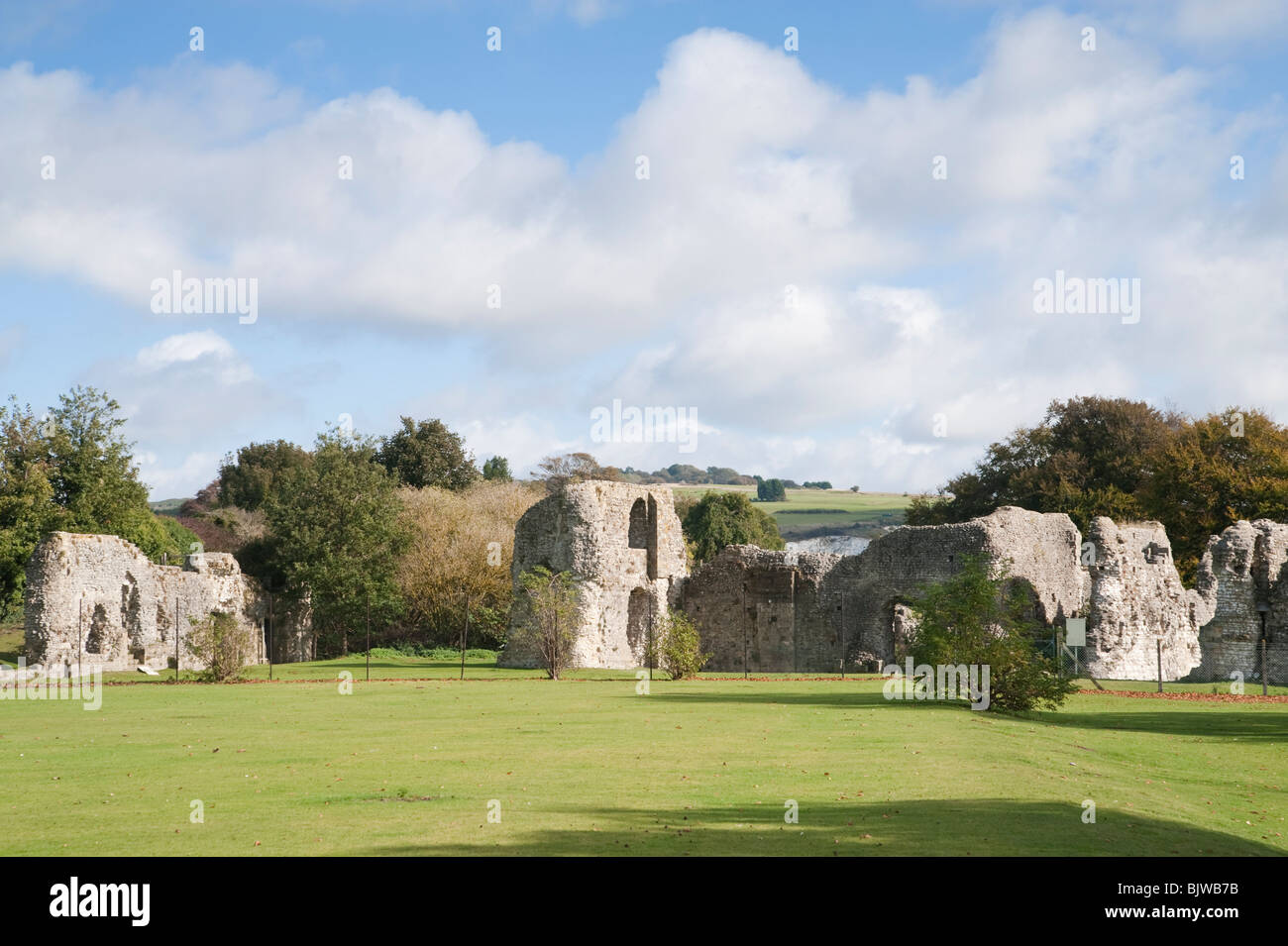 Remains of Lewes Priory Lewes East Sussex England UK Stock Photo - Alamy