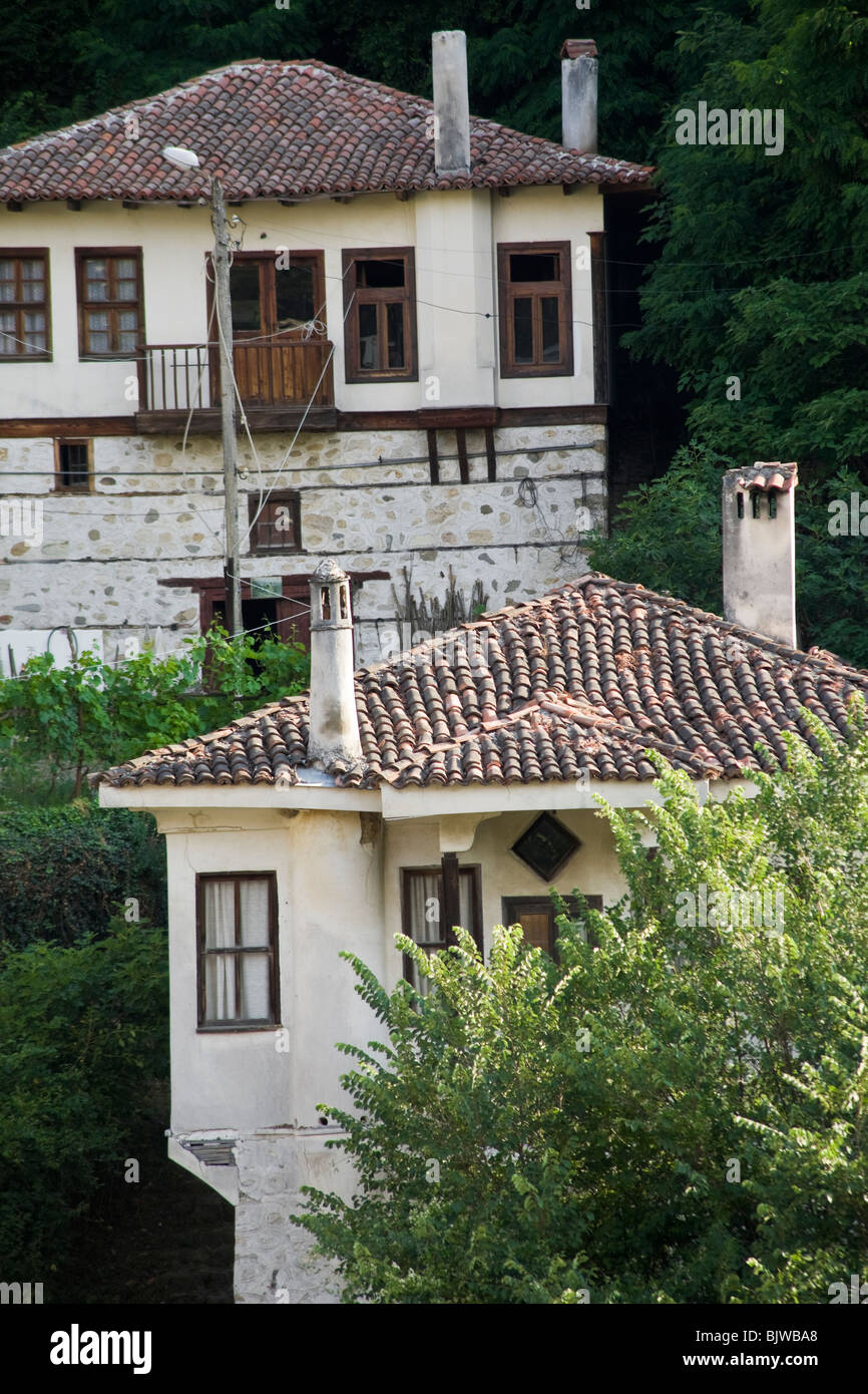 Old Bulgarian house, architectural reserve Melnik, Balkans, Eastern ...