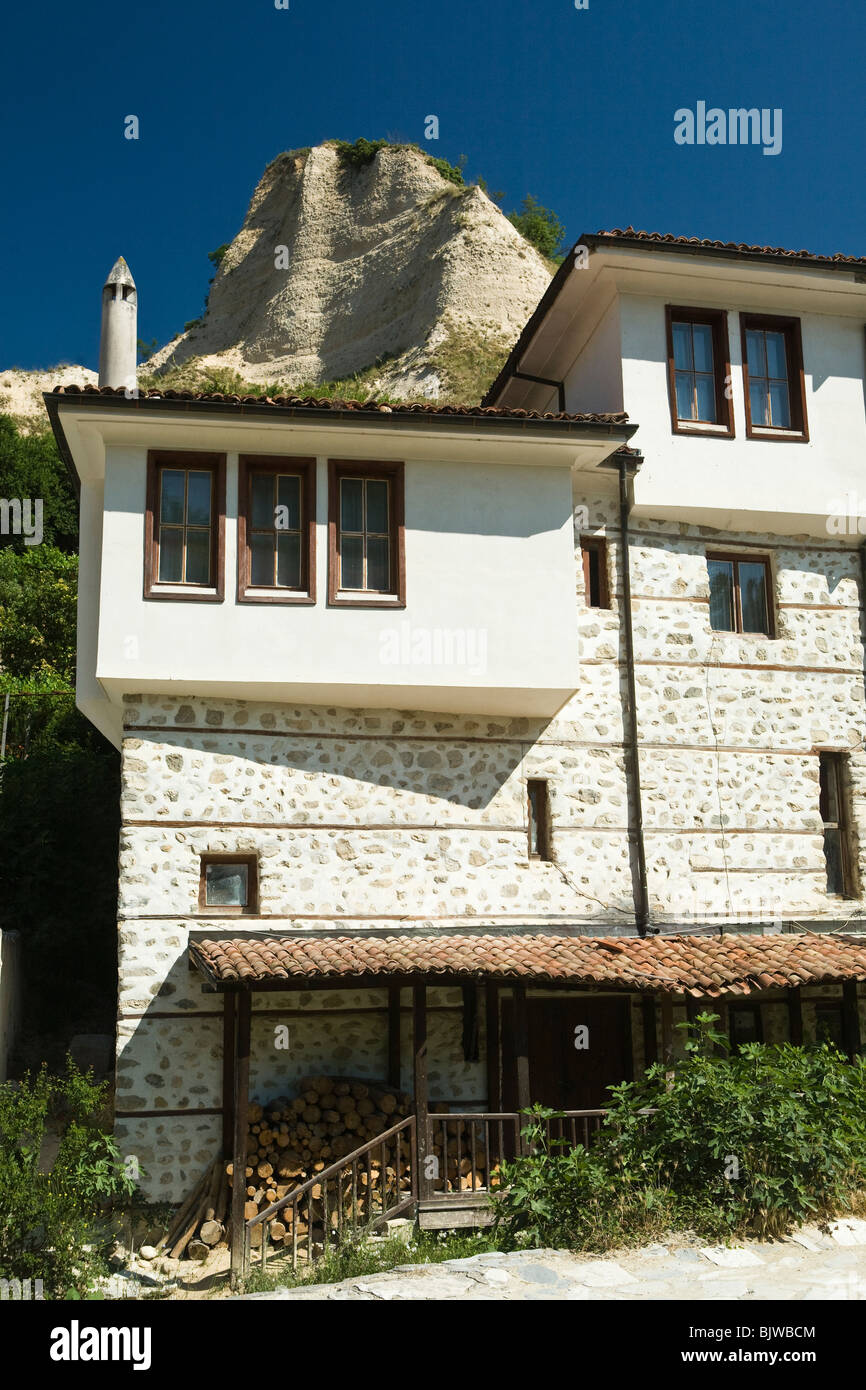 Old Bulgarian house, traditional architecture, Melnik, Balkans ...