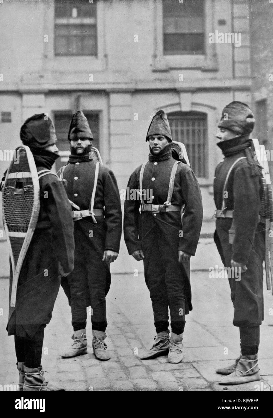 Gunners of A battery of the Royal Canadian Artillery equipped for ...