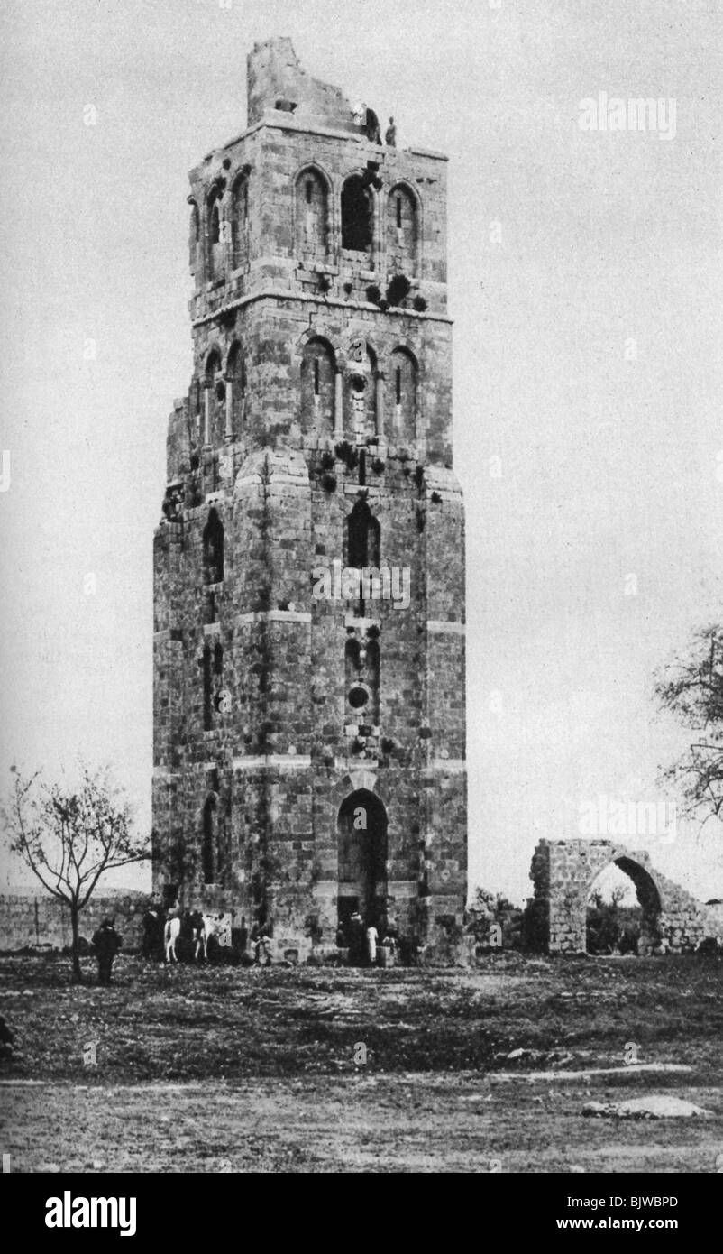Tower of the Forty Martyrs, Ramla, Palestine, c1930s. Artist: Ewing ...