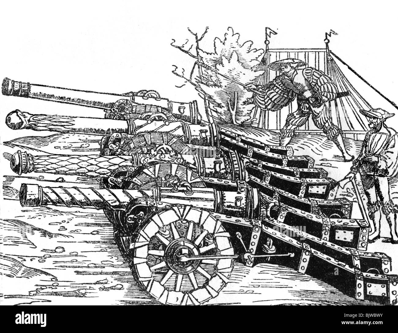 16th cannon Black and White Stock Photos & Images - Alamy
