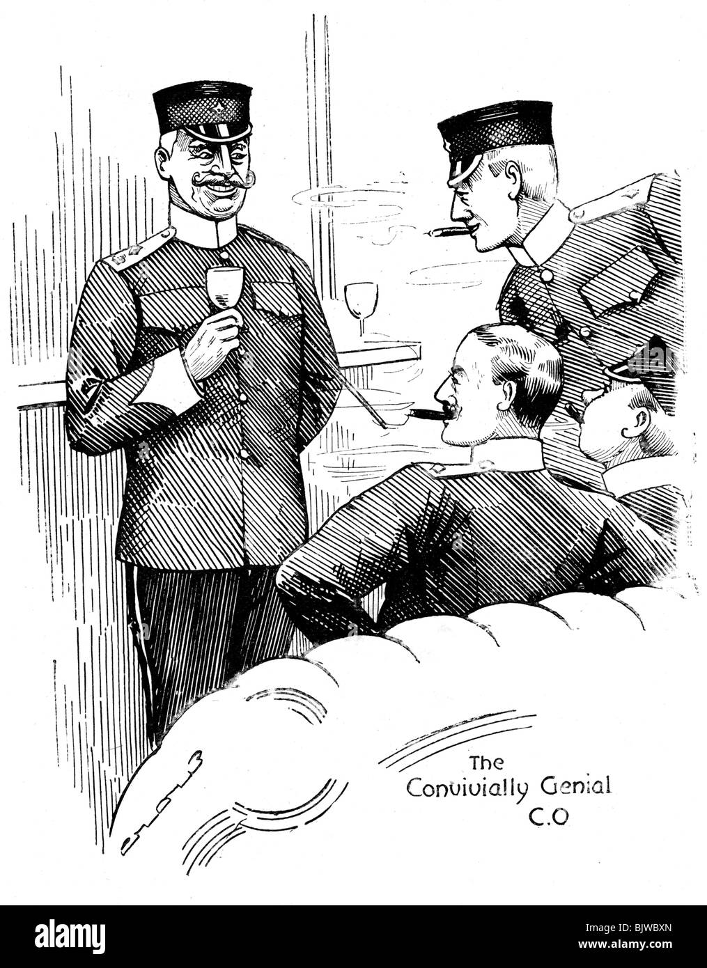 'The Convivially Genial CO', 1896. Artist: Unknown Stock Photo - Alamy