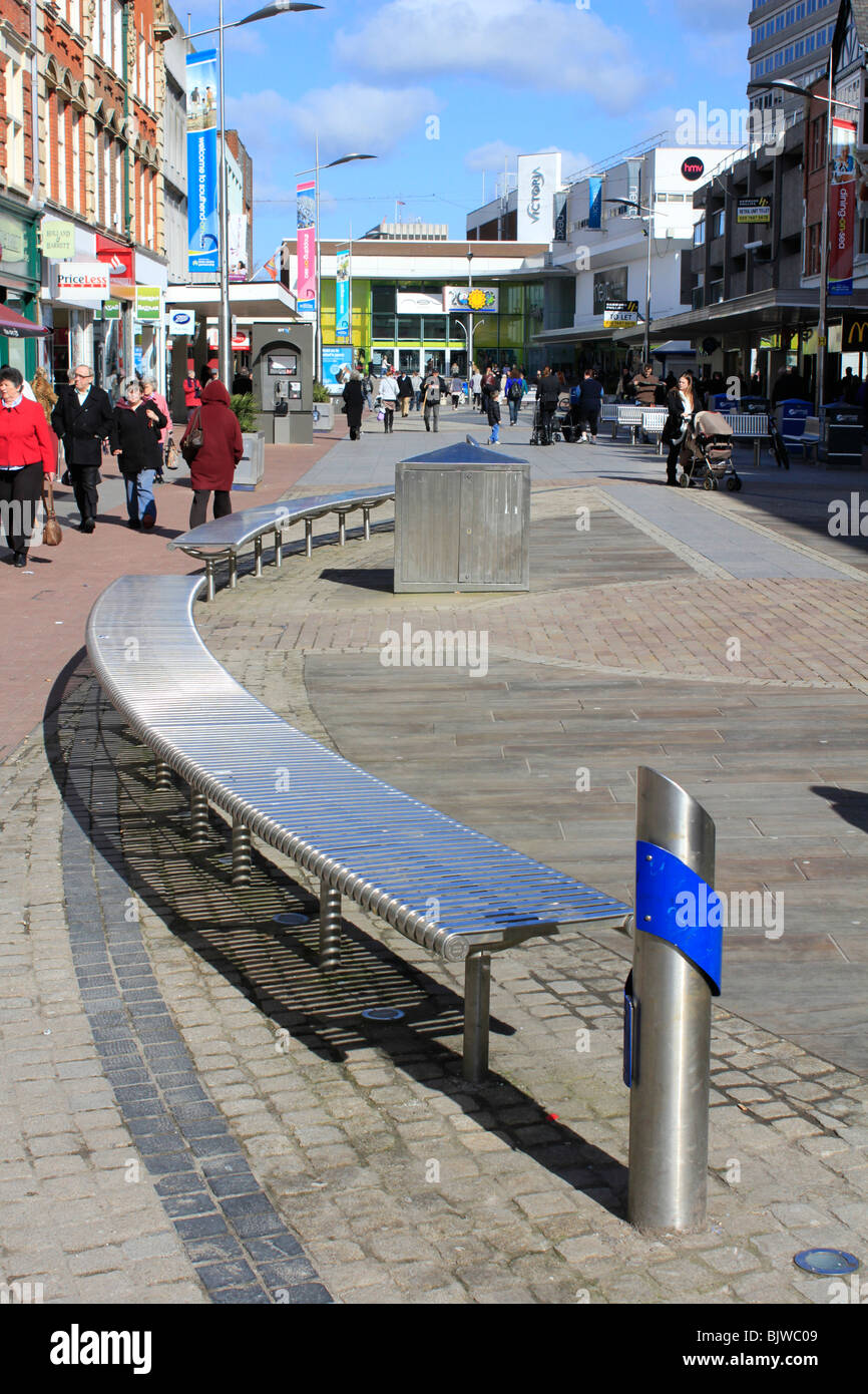 southend on sea town centre high street essex england uk gb Stock Photo ...