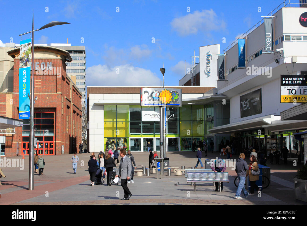 southend on sea town centre high street essex england uk gb Stock Photo ...