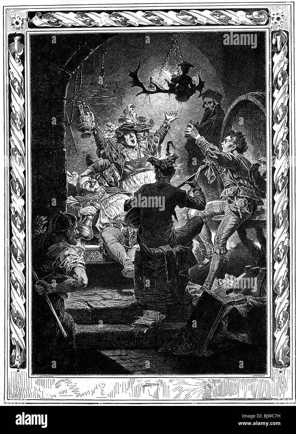 literature, "Faust - The First Part of the Tragedy", scene 5, "Auerbach ...