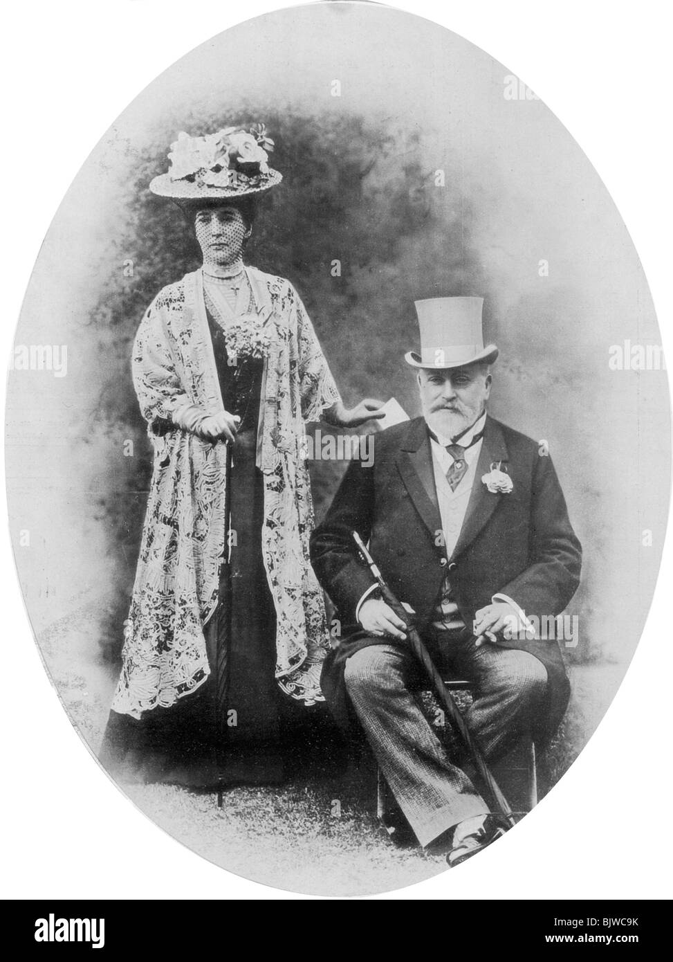 King Edward VII and Queen Alexandra, c1900s (1910).Artist: D Knights ...