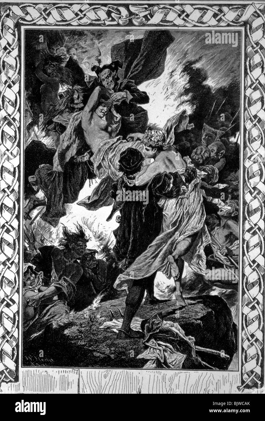 Faust Wolfgang Von Tragedy 1870 High Resolution Stock Photography and ...