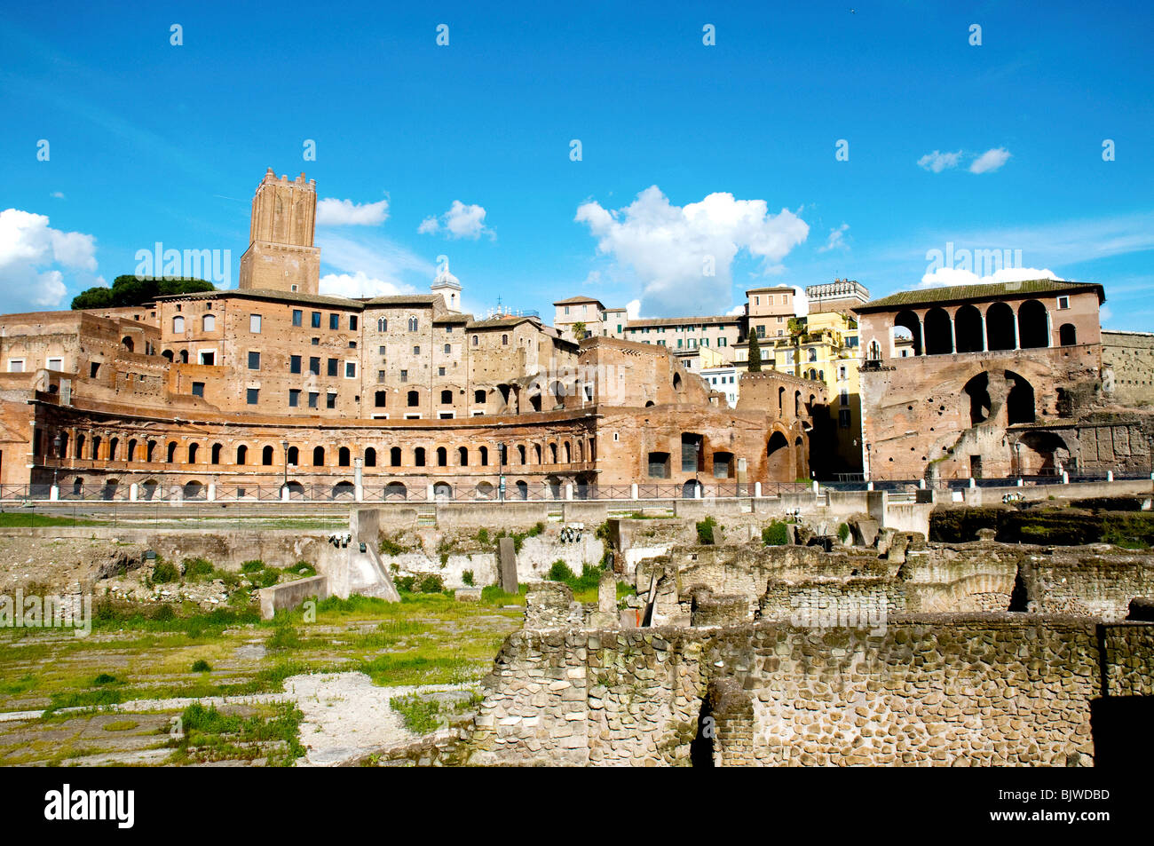 Trajan's Market (Mercatus Traiani), Rome, Italy Stock Photo - Alamy