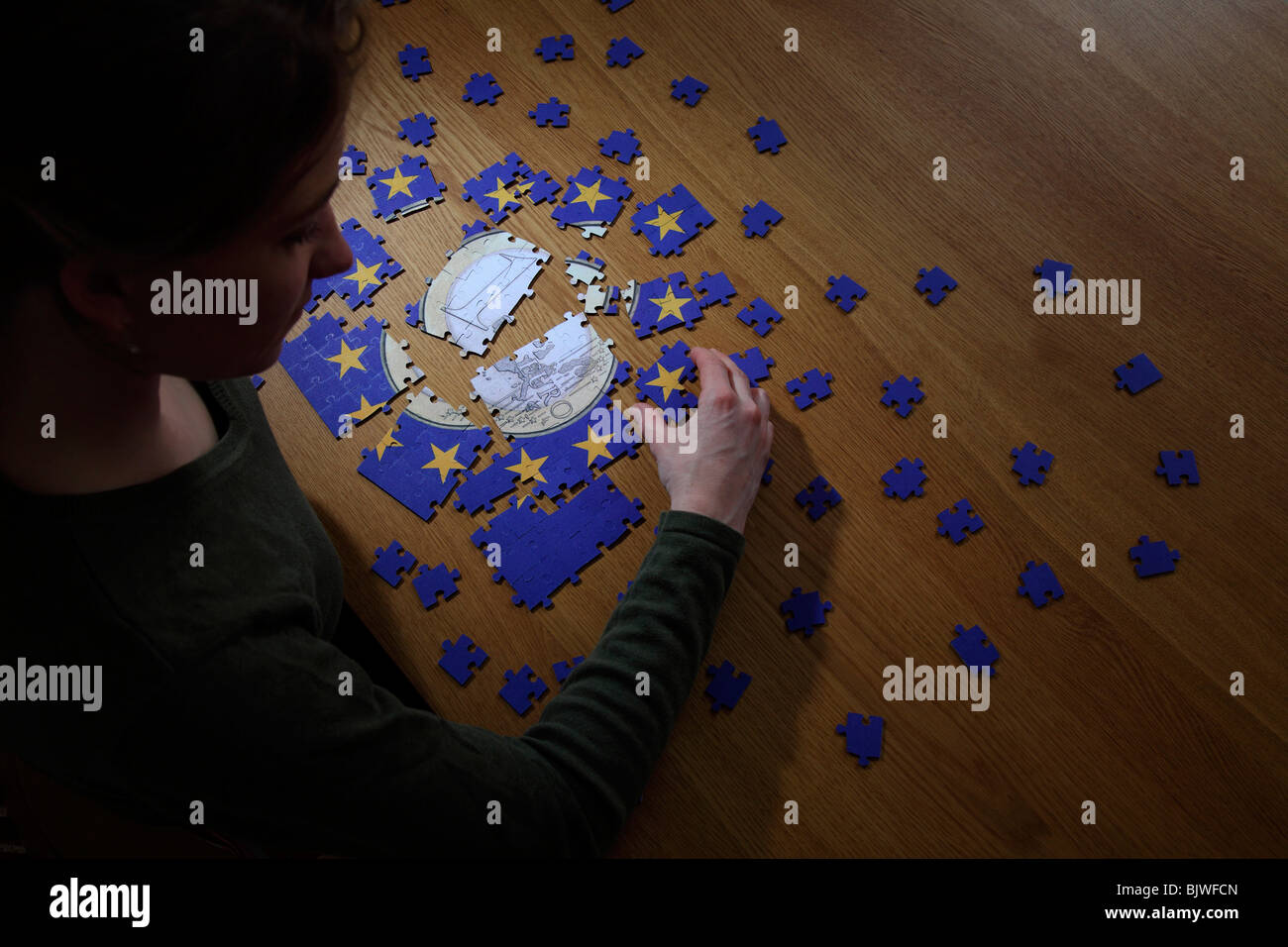 Euro emblem hi-res stock photography and images - Alamy