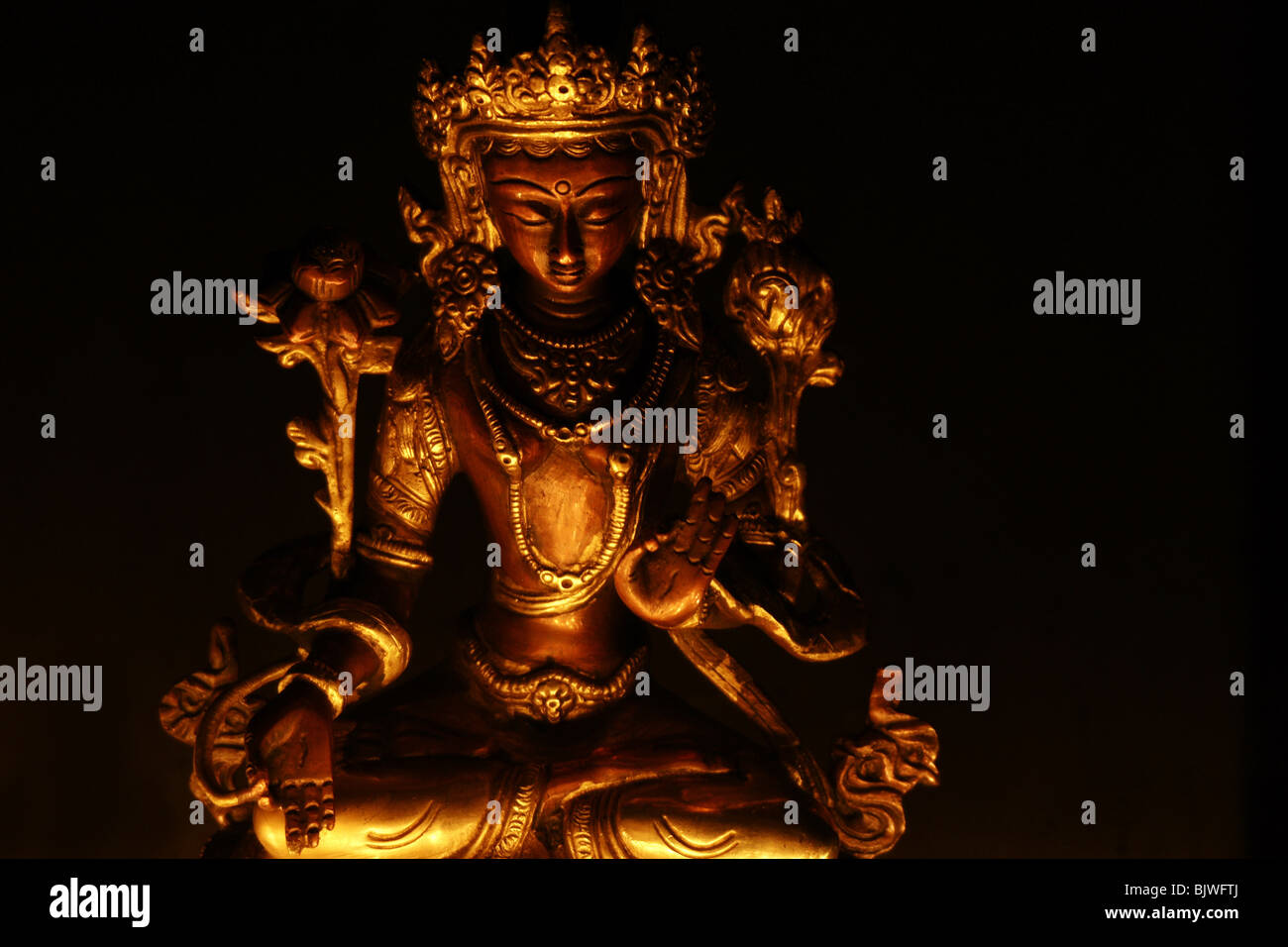 Tibetan buddhism black and white hi-res stock photography and images ...