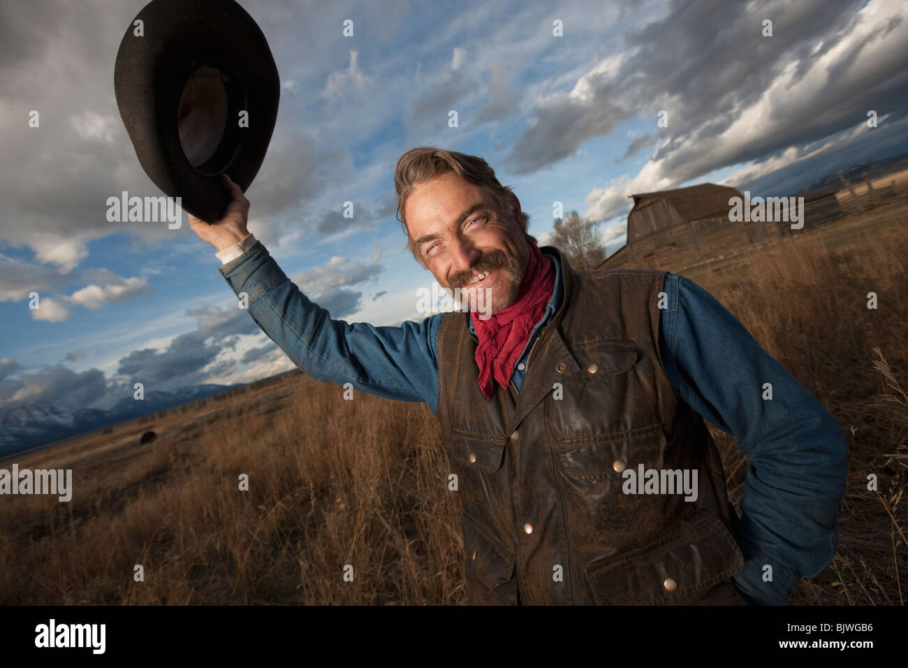 Old west cowboy landscapes hi-res stock photography and images - Alamy