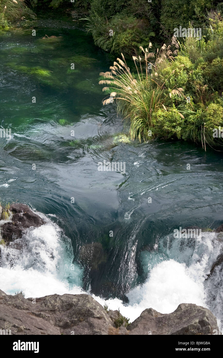 River rushing over rocks, Taupo, New Zealand Stock Photo - Alamy