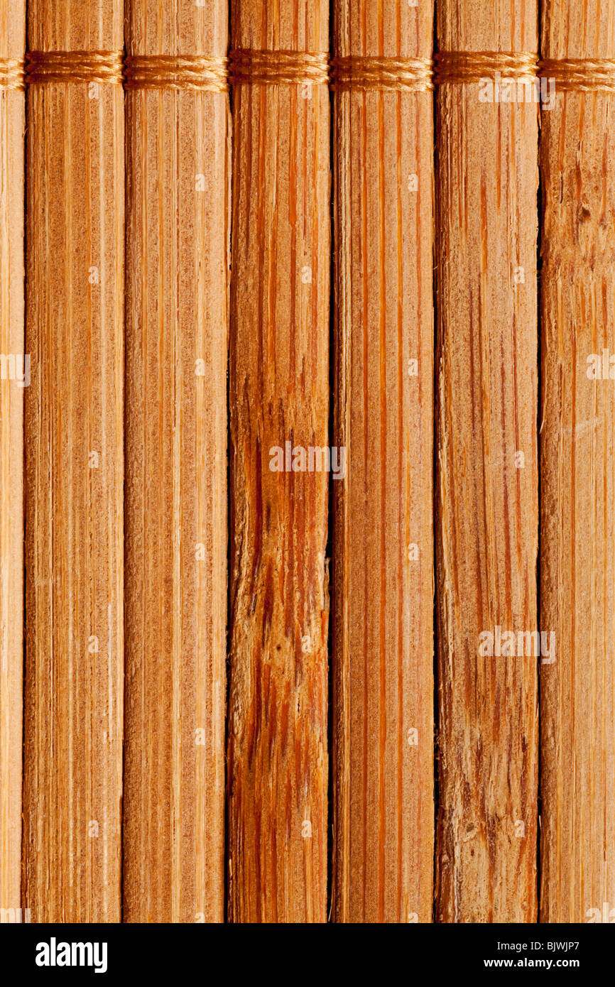 natural bamboo slatted mat background in brown tones Stock Photo - Alamy