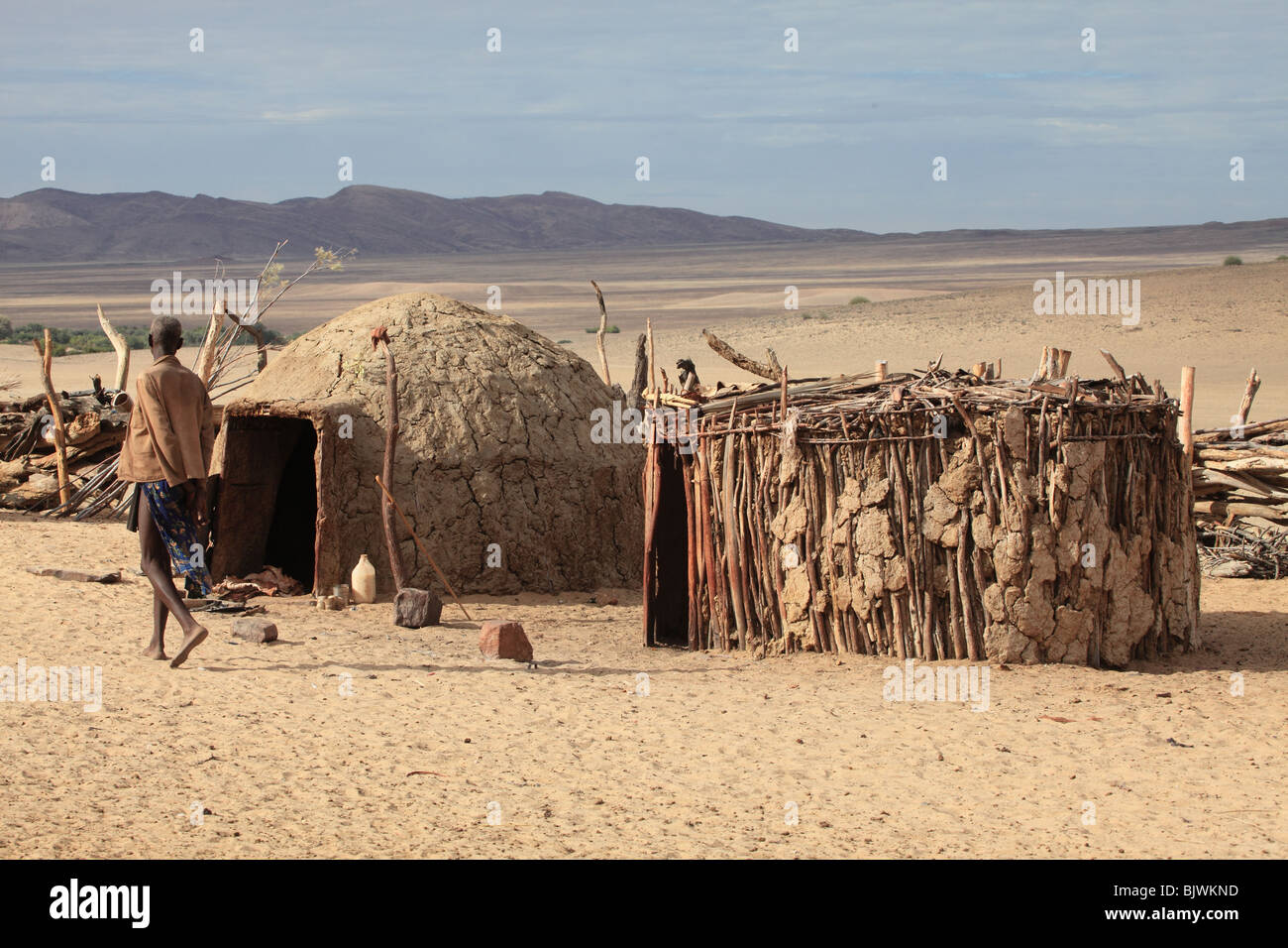 Tribal Himba Village Stock Photo - Alamy