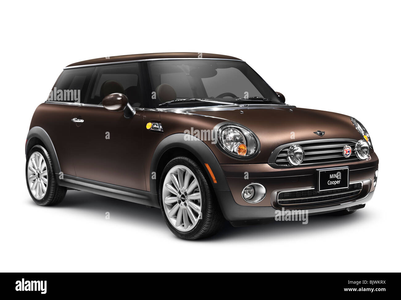 Mini cooper car brown hi-res stock photography and images - Alamy