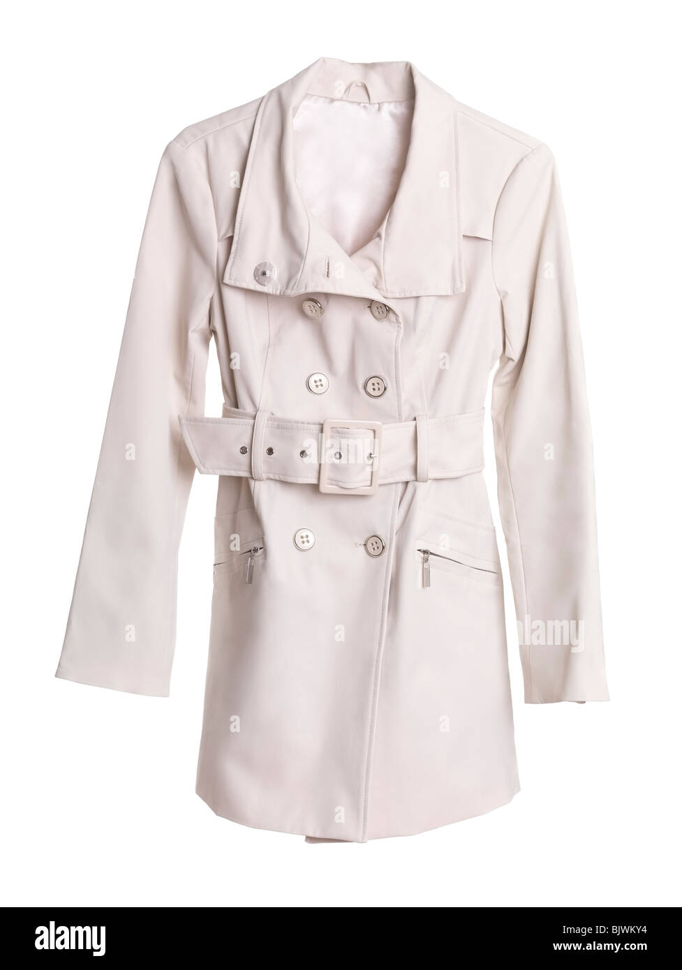 Trench Coat White Background High Resolution Stock Photography and ...