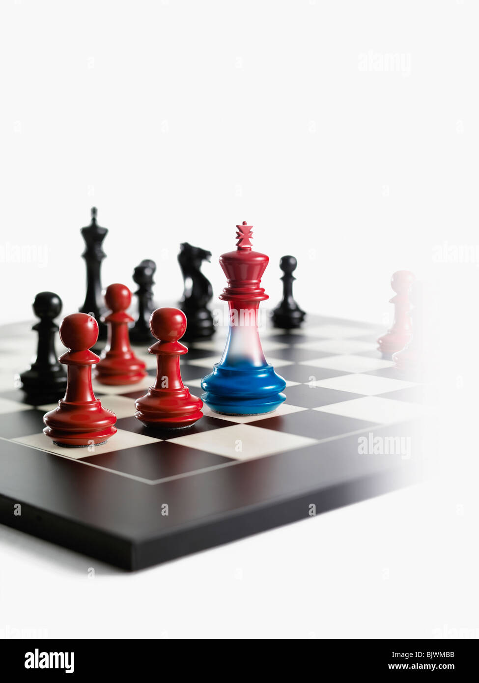 Chess board background Cut Out Stock Images & Pictures - Alamy