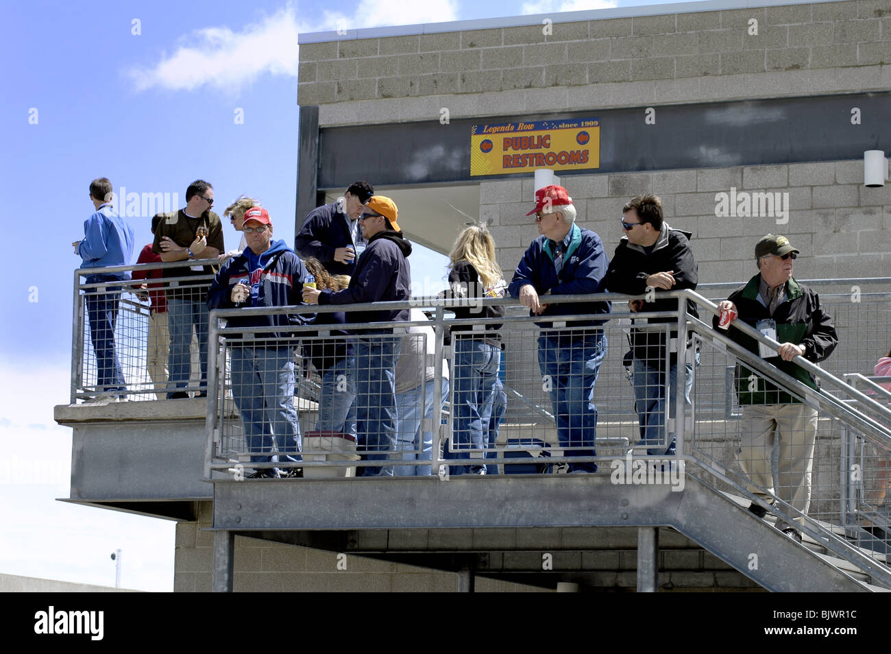 Indianapolis 500 fans Stock Photo - Alamy