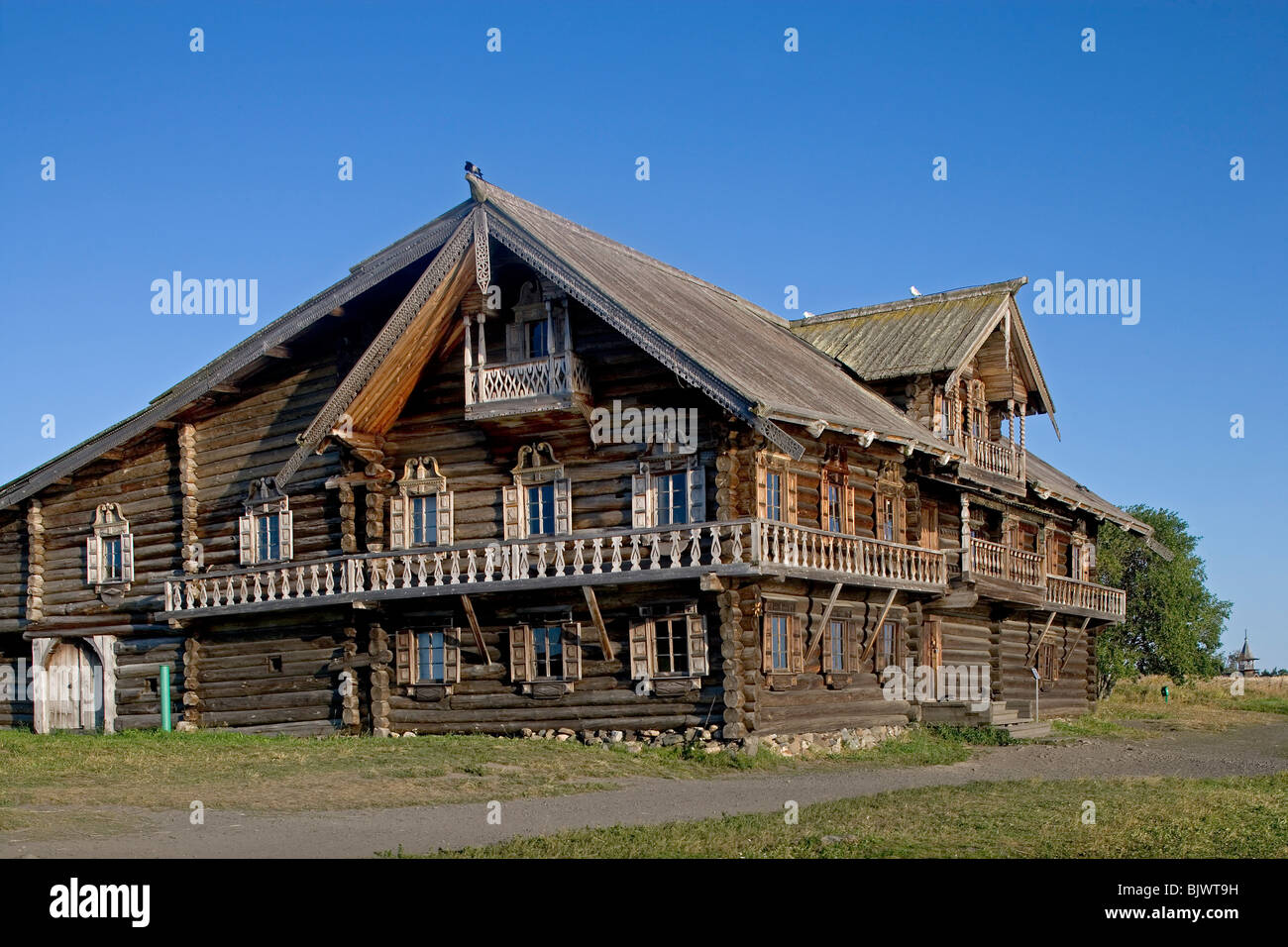 Russia,Karelia Region,Onega lake,Kizhi Island,Oshenev's house,beginning ...
