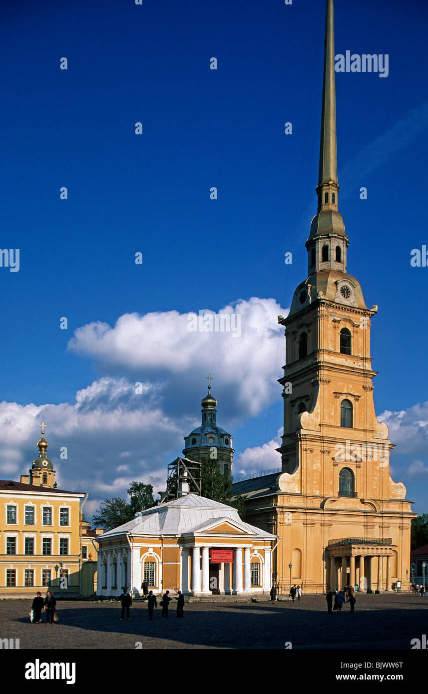 Russia,St Petersburg,Peter and Paul Fortress,Collegiate Stock Photo - Alamy