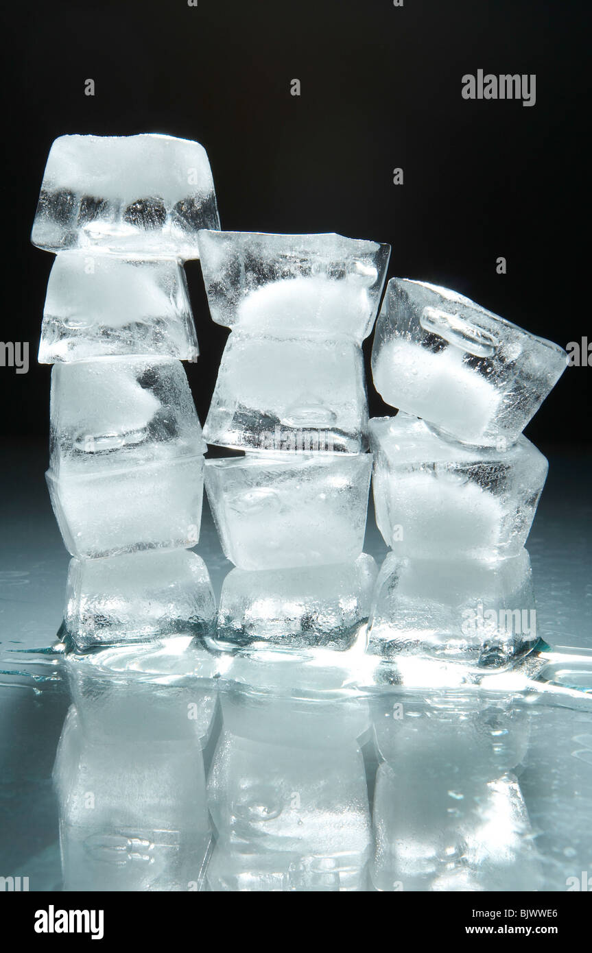 cubes of ice Stock Photo - Alamy
