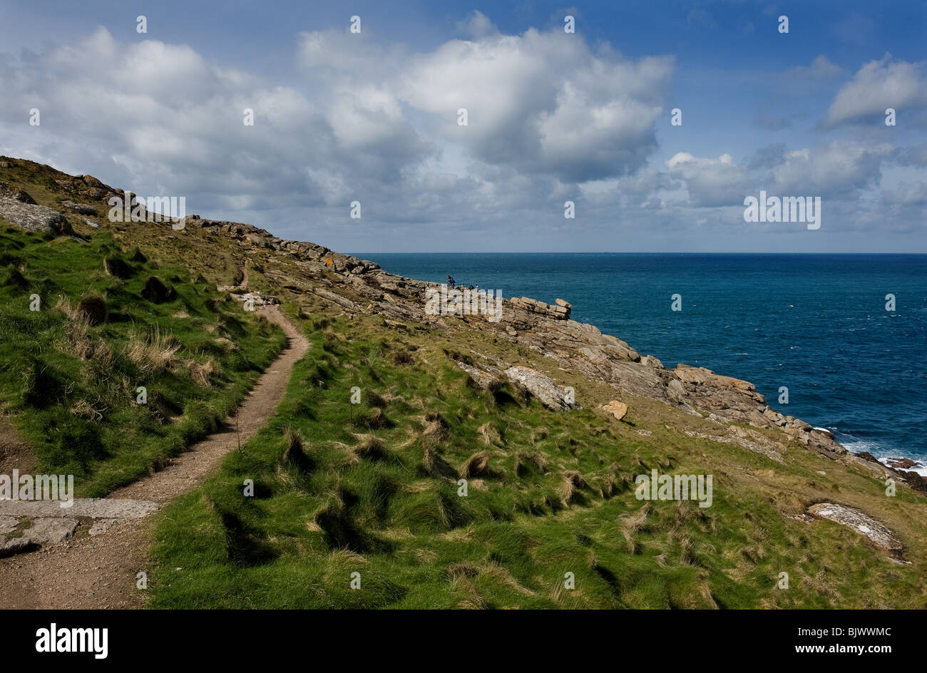 The coastal footpath from Sennen to Mayon Cliff in Cornwall. Photo by ...