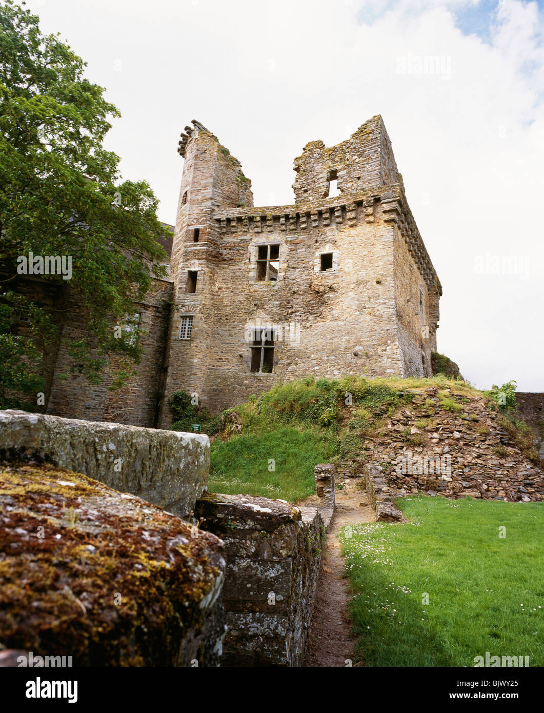 Old ruins in Brittany, France Stock Photo - Alamy