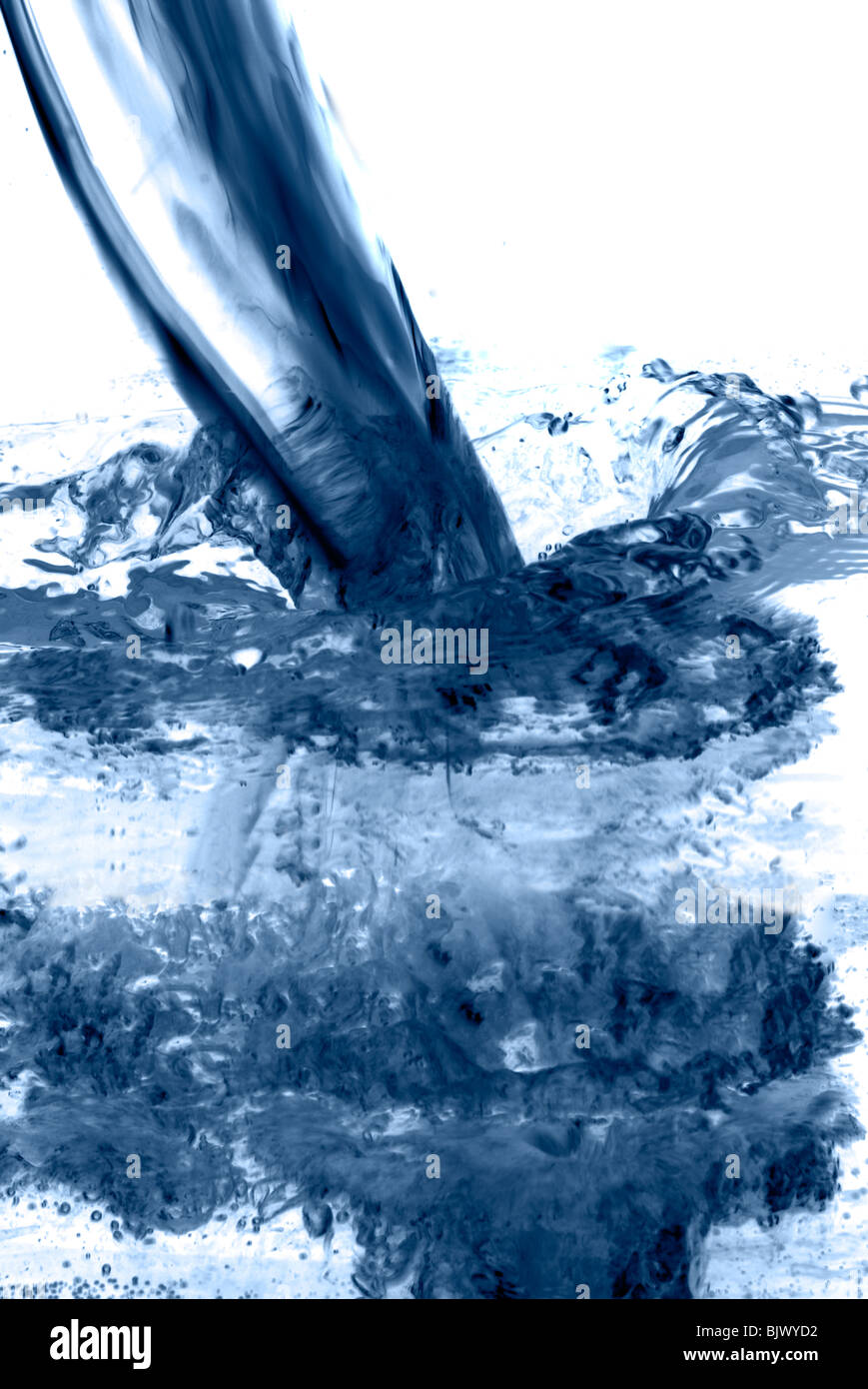 The abstract water splash background Stock Photo - Alamy