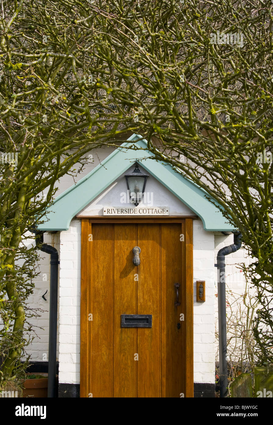 Wooden Front Door Stock Photo - Alamy