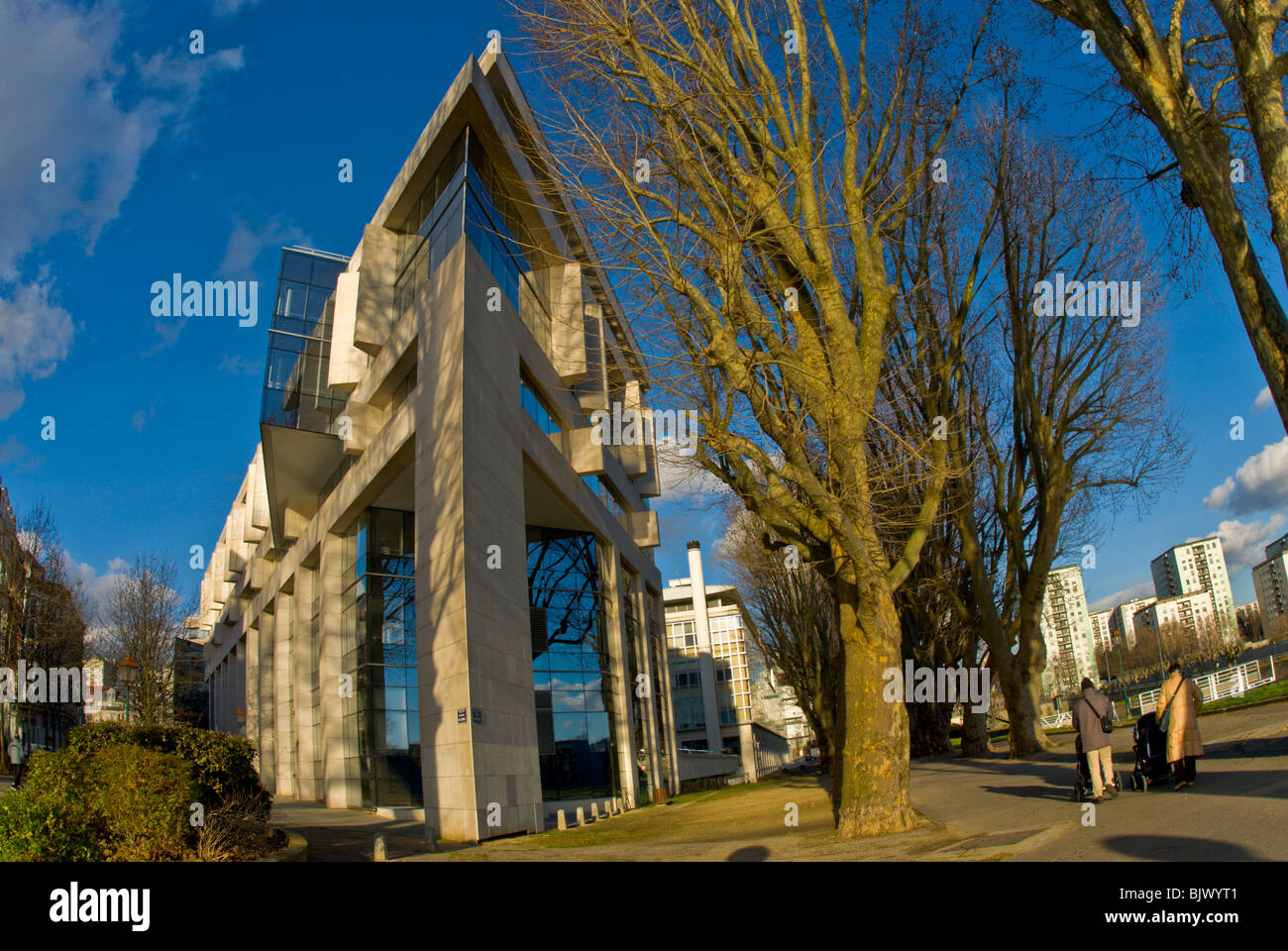 Paris, France, Commercial Architecture, Modern Office Building in ...
