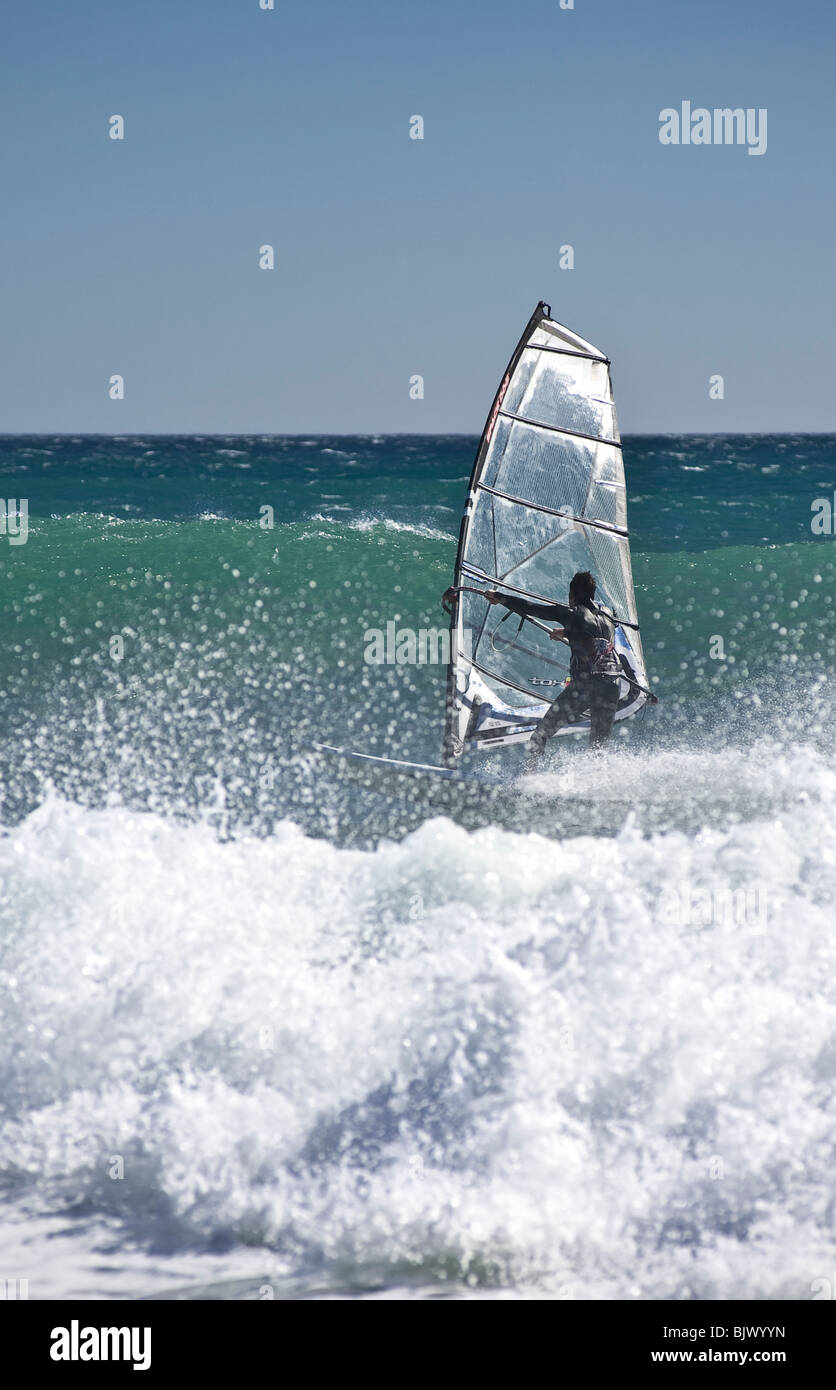 Wind surfing spain hi-res stock photography and images - Alamy