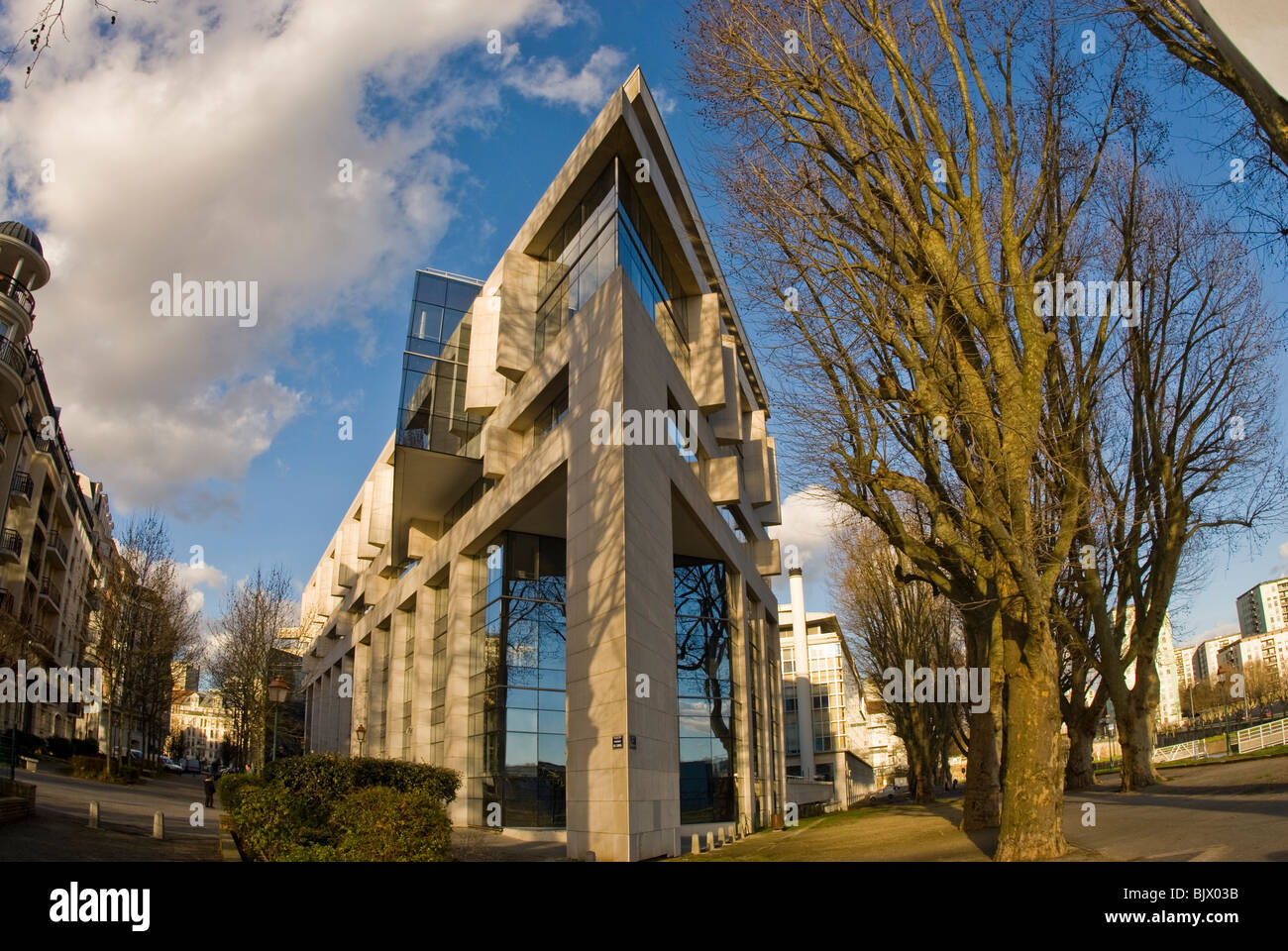 Paris, France, Commercial Architecture, Modern Office Building in ...