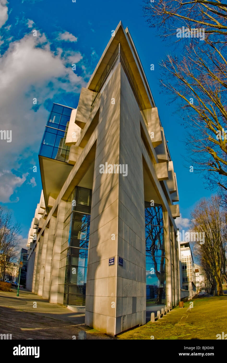 Paris, France, Commercial Architecture, Modern Office Building in ...