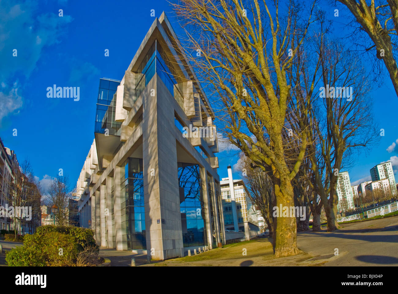 Paris, France, Commercial Architecture, Modern Office Building in ...