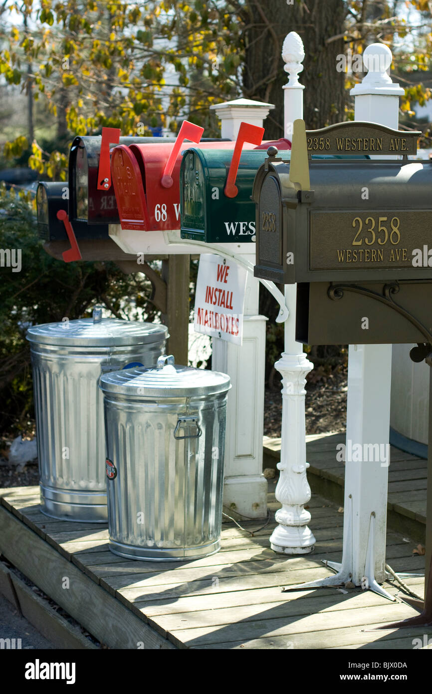 American letter boxes hi-res stock photography and images - Alamy