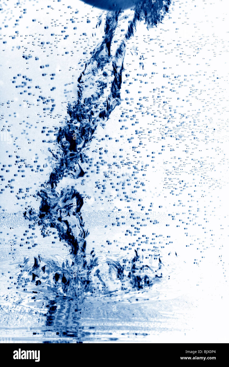 The abstract water splash background Stock Photo - Alamy