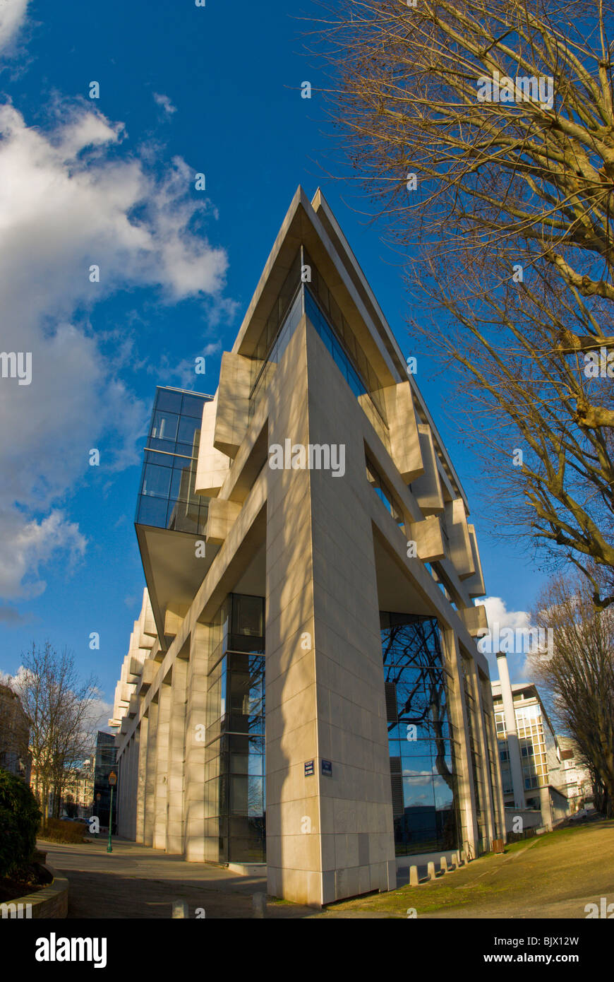 Paris, France, Commercial Architecture, Modern Office Building Suburbs ...