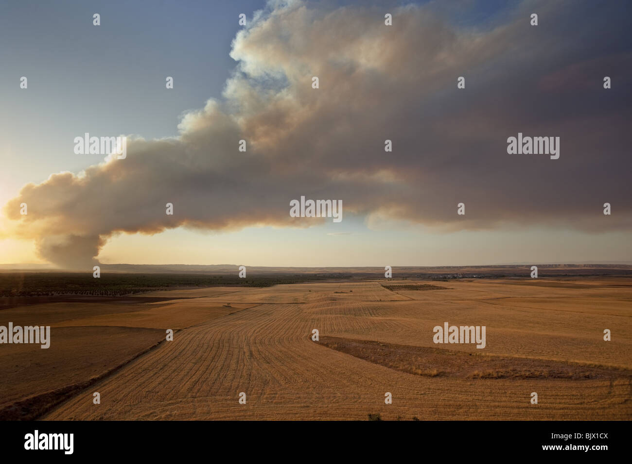 Big smoke cloud forest fire hi-res stock photography and images - Alamy