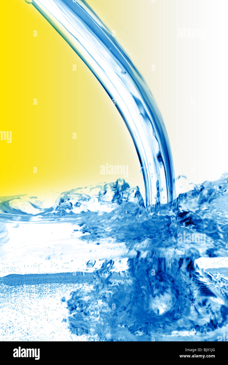 The abstract water splash background Stock Photo - Alamy