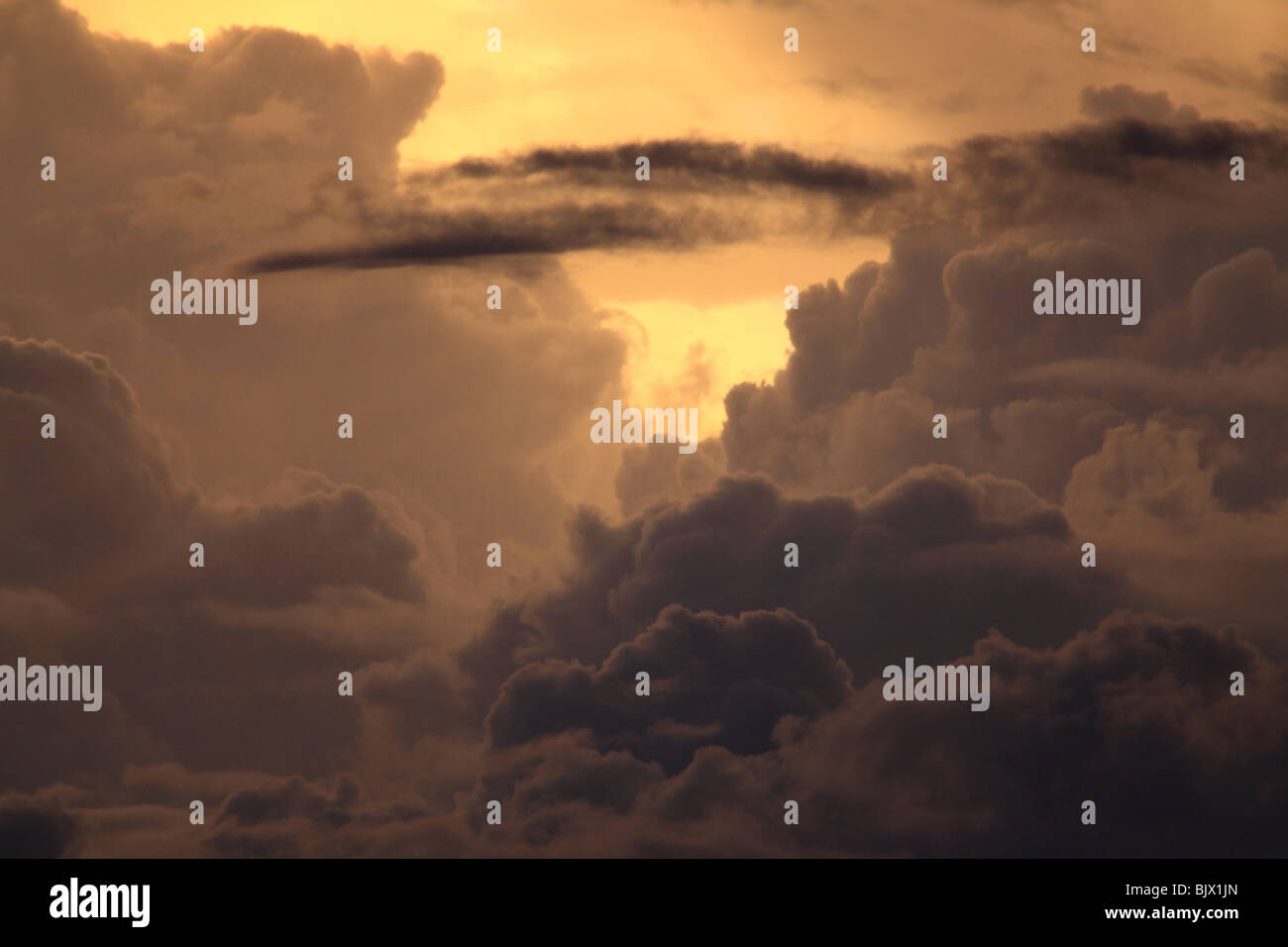 Dramatic Scary Thunder Storm Clouds Stock Photo - Alamy