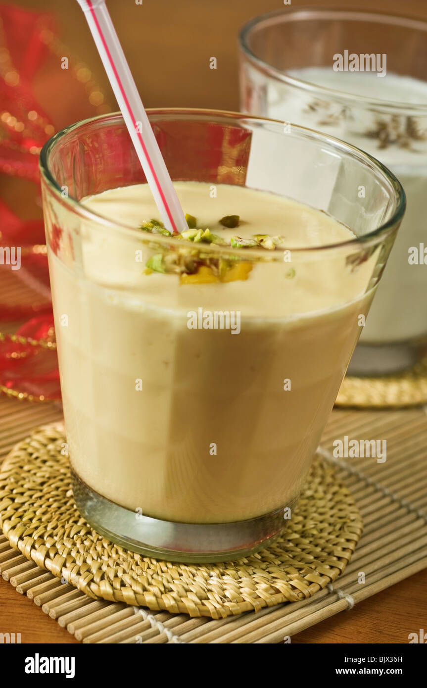 Lassi yoghurt drink Stock Photo - Alamy