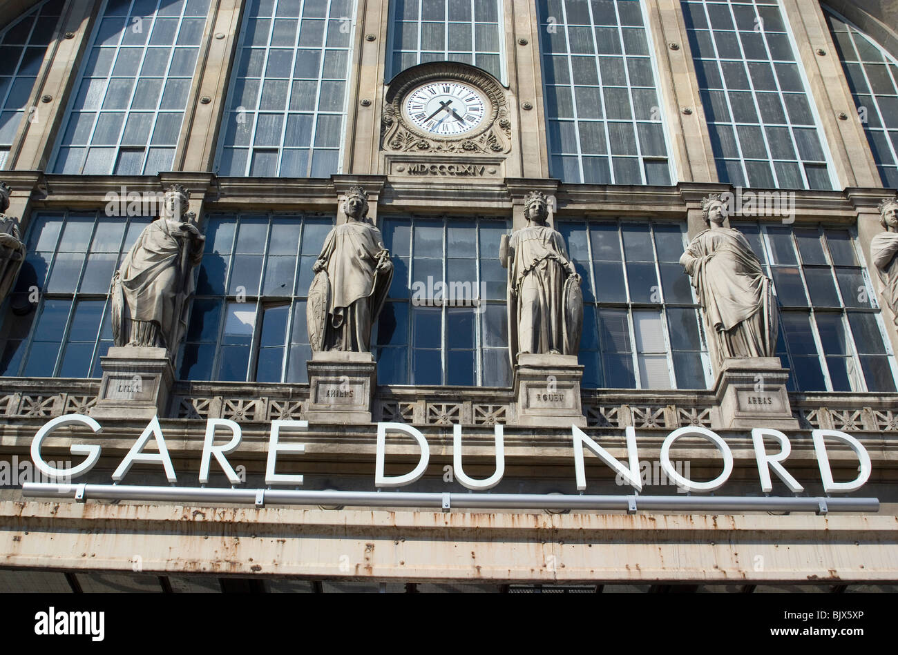 Gare du Nord Railway Station, Paris, France Stock Photo - Alamy