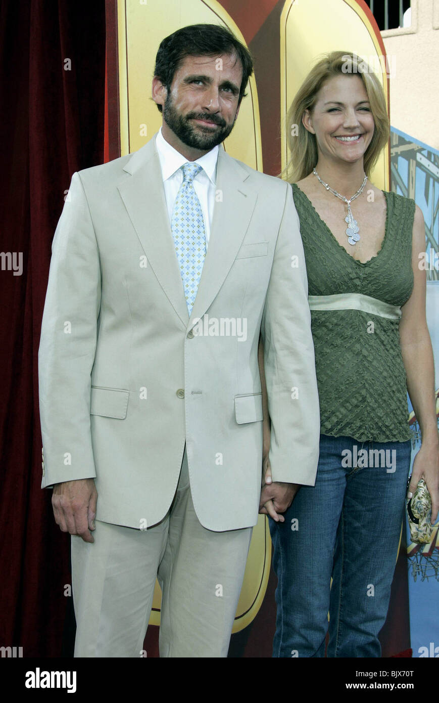 STEVE CARELL & NANCY WALLS 2005 MTV MOVIE AWARDS SHRINE AUDITORIUM LOS ...