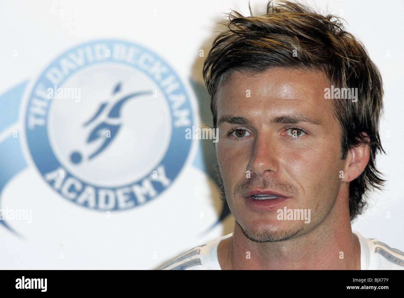 DAVID BECKHAM DAVID BECKHAM ACADEMY LAUNCH HOME DEPOT CENTRE CARSON LOS ...
