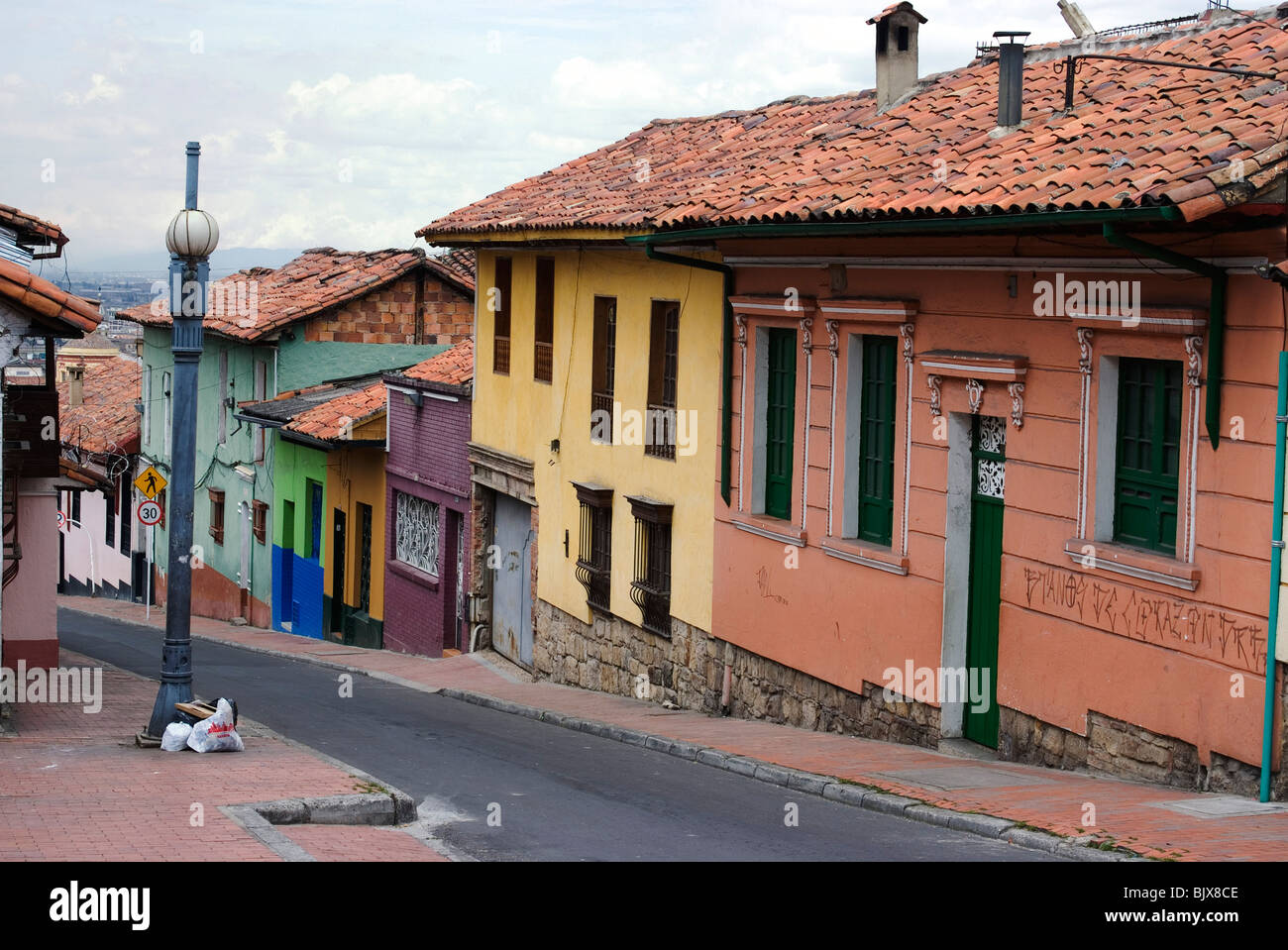 Candelaria, old section of the city, Bogota, Colombia Stock Photo - Alamy
