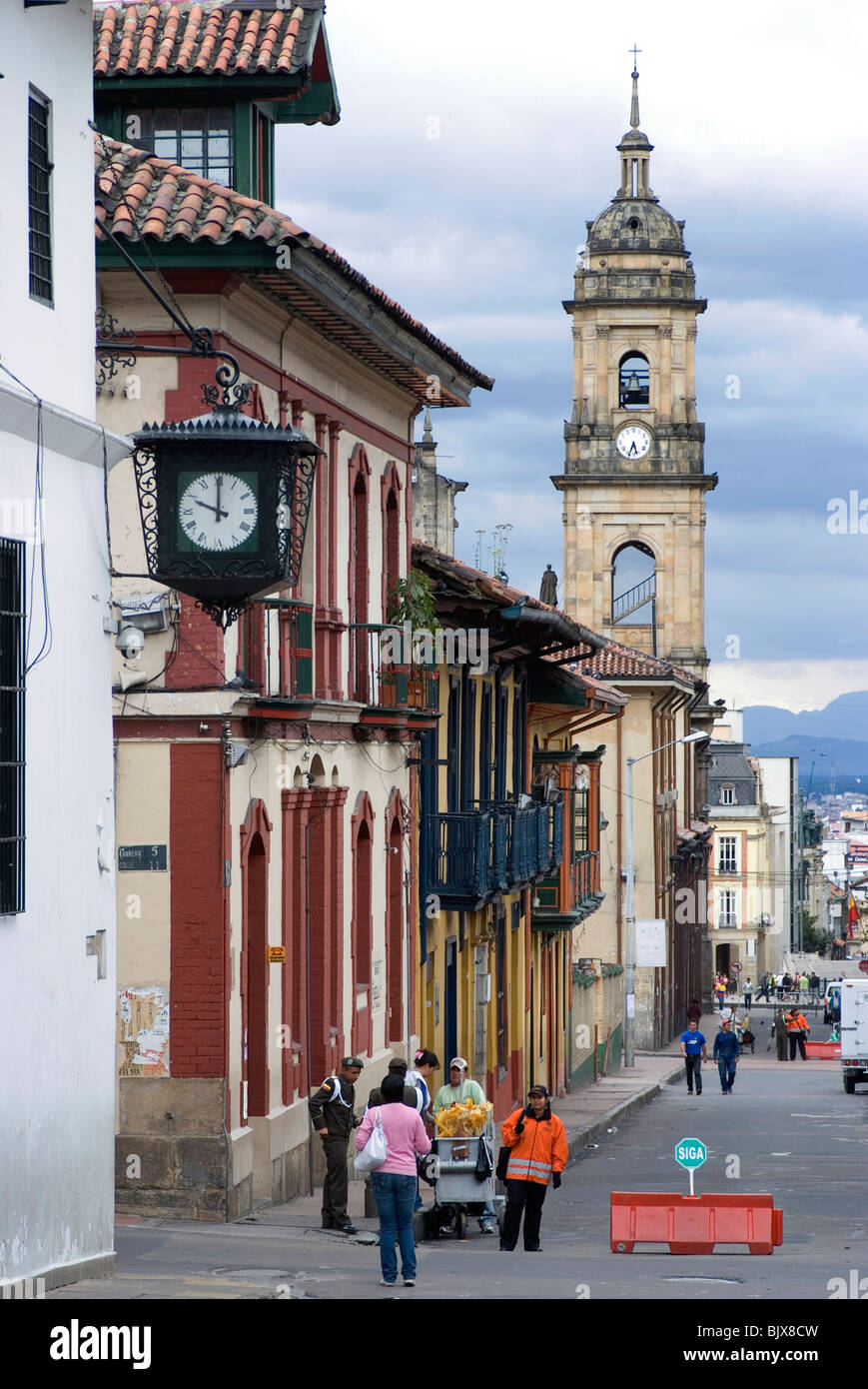 Road block bogota hi-res stock photography and images - Alamy