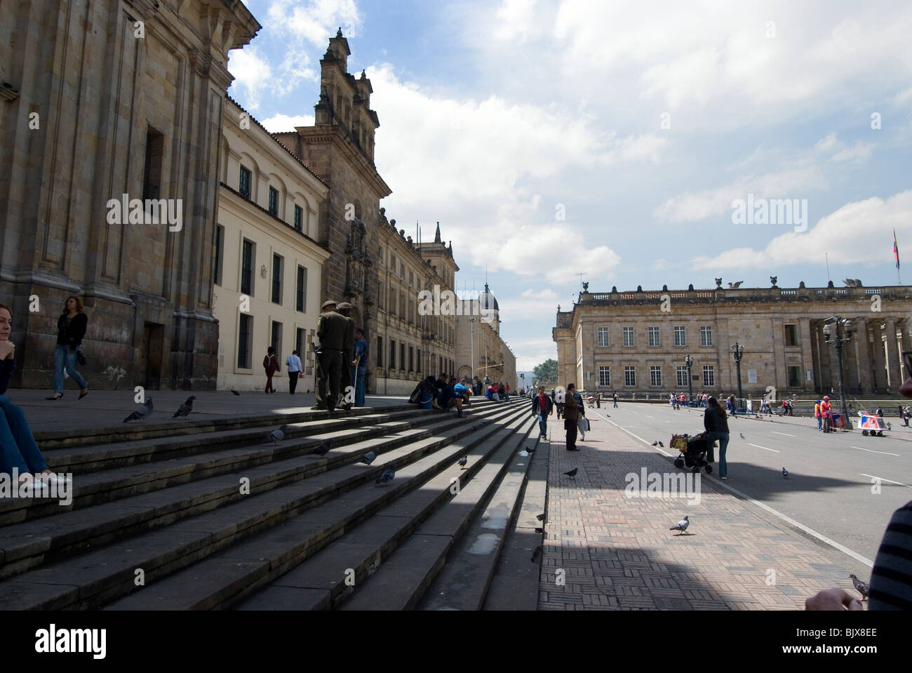 Plaza Bolivar (Bolivar Square), Bogota, Colombia Stock Photo - Alamy